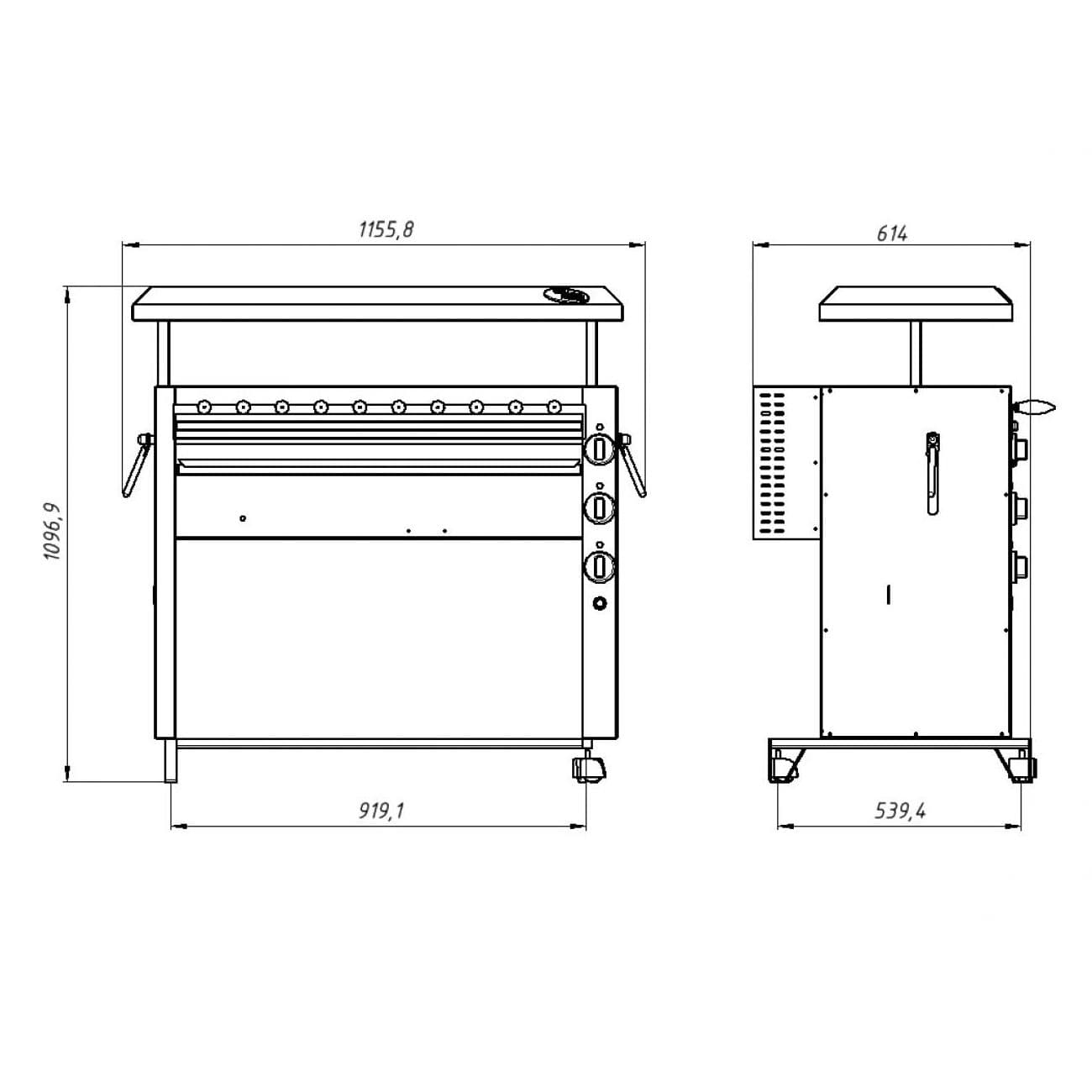 Шашлычница Grill Master Ф3ШЭ купить в HoReCa.UNO